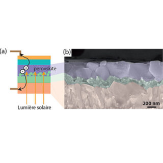 More efficient peroskite solar cells by inserting metallic ...